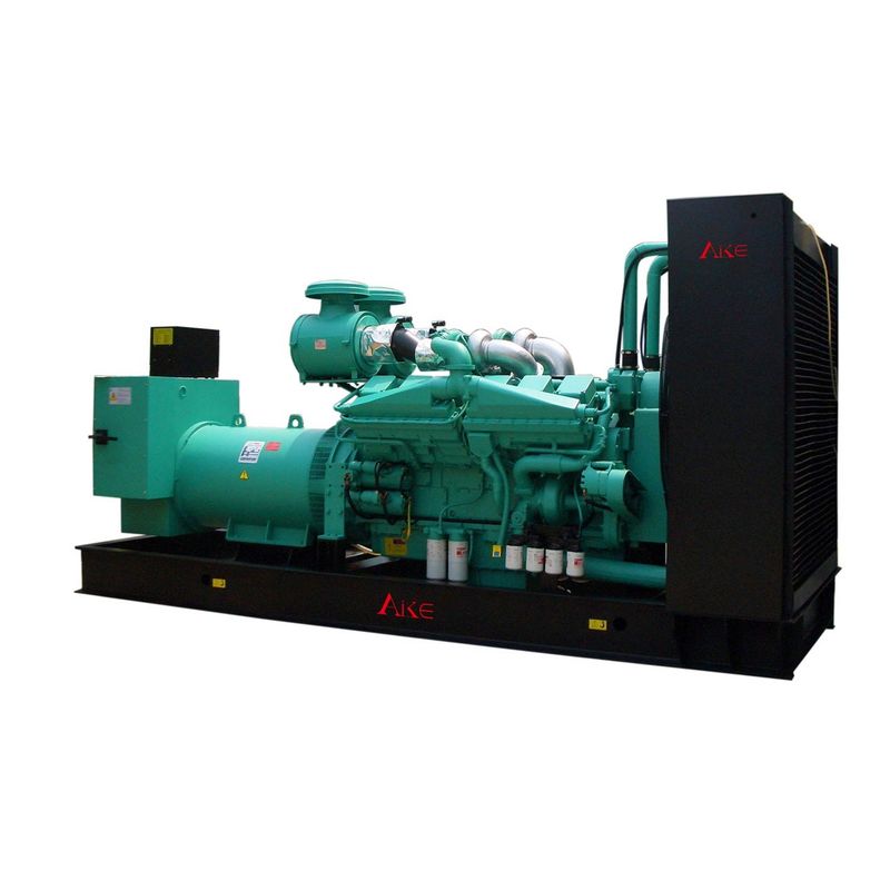 1500rpm High Voltage Diesel Generator Set , 1000kva Cummins Generator