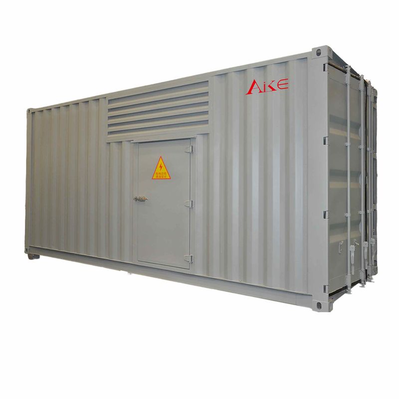 Water Cooled Super Quiet Diesel Generator Canopy Type 800kW Soundproof