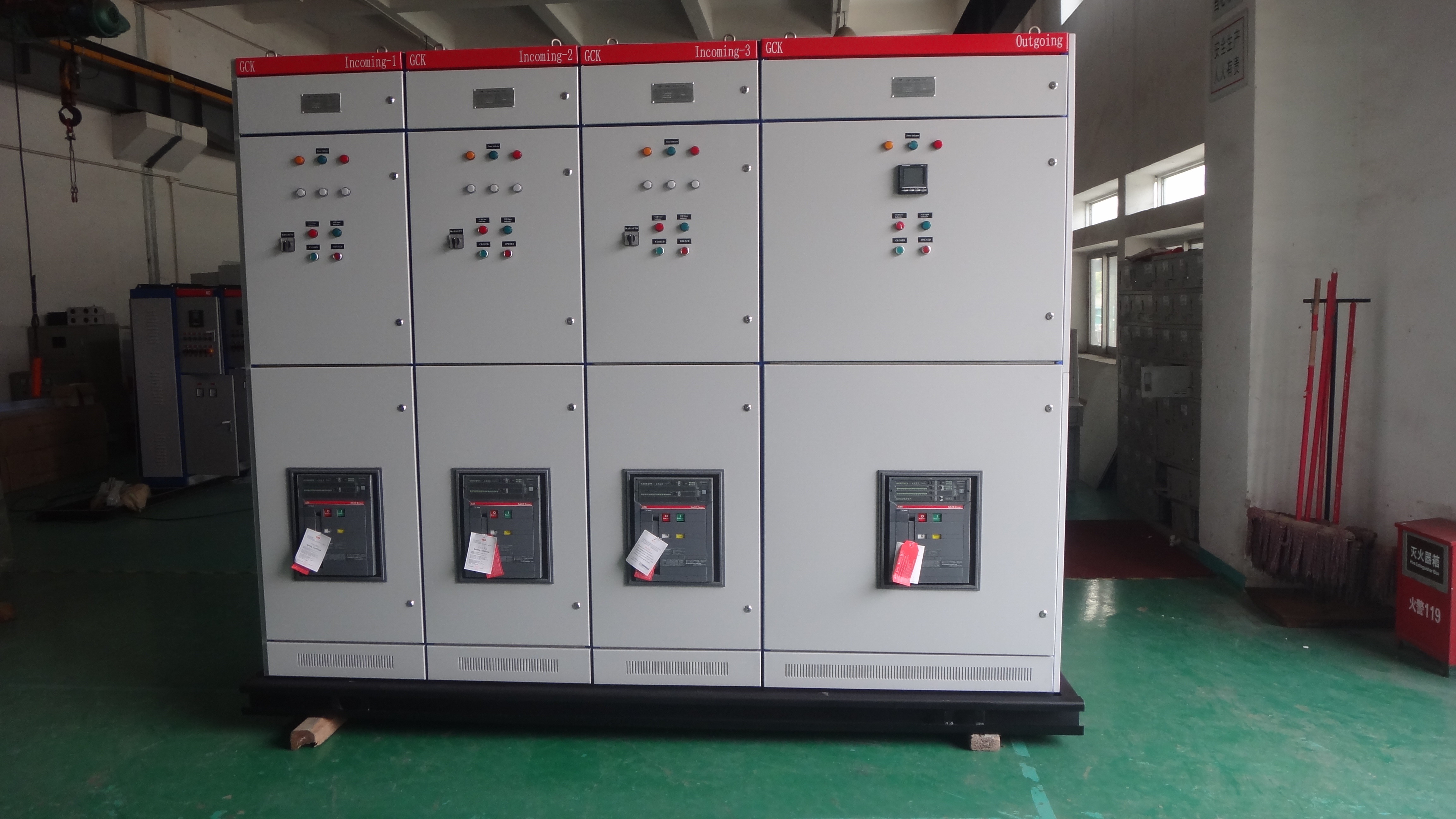 Metal Power Distribution Panel 50Hz Hight Voltage Panels / SYNC Panels